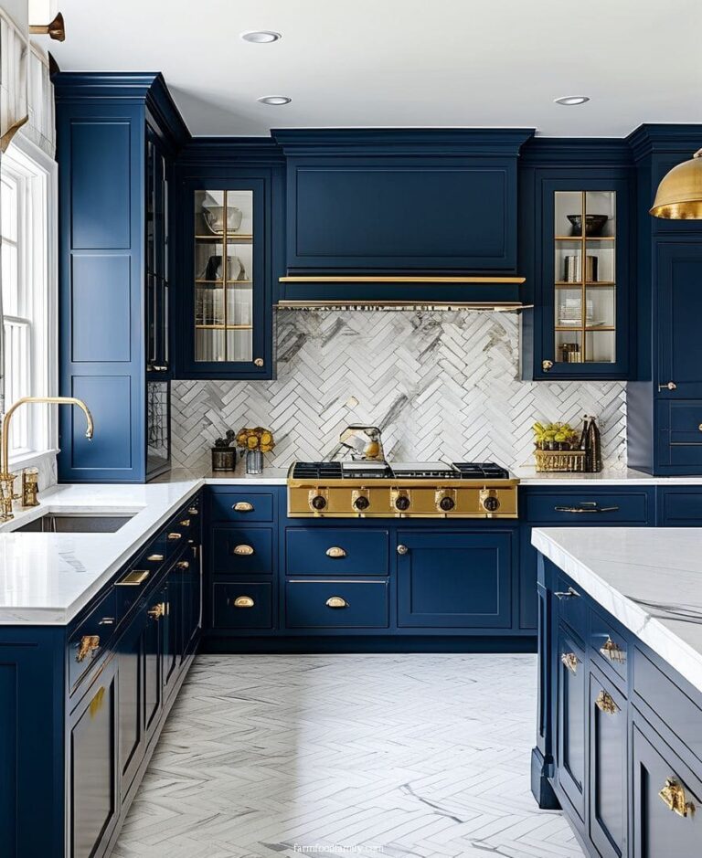 60+ Bold Blue Kitchen Cabinet Ideas for a Modern Makeover (2025)