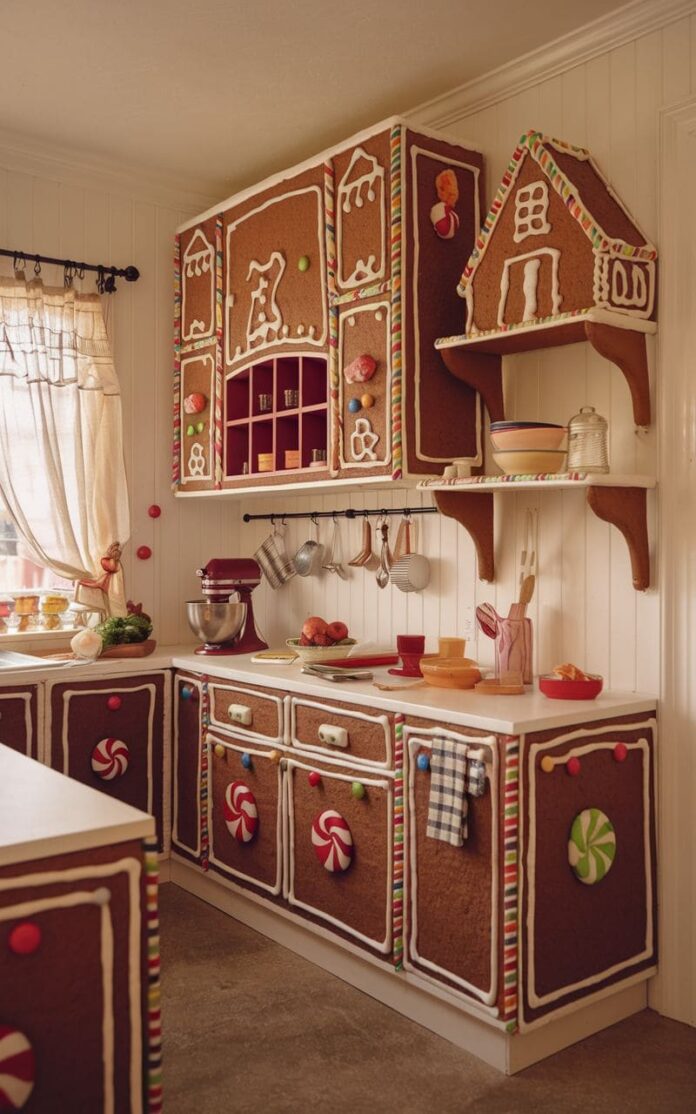 40+ Stunning Gingerbread Kitchen Decor Ideas That Scream Christmas (2025)