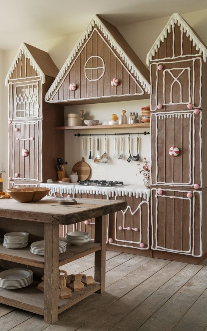 40+ Stunning Gingerbread Kitchen Decor Ideas That Scream Christmas (2025)