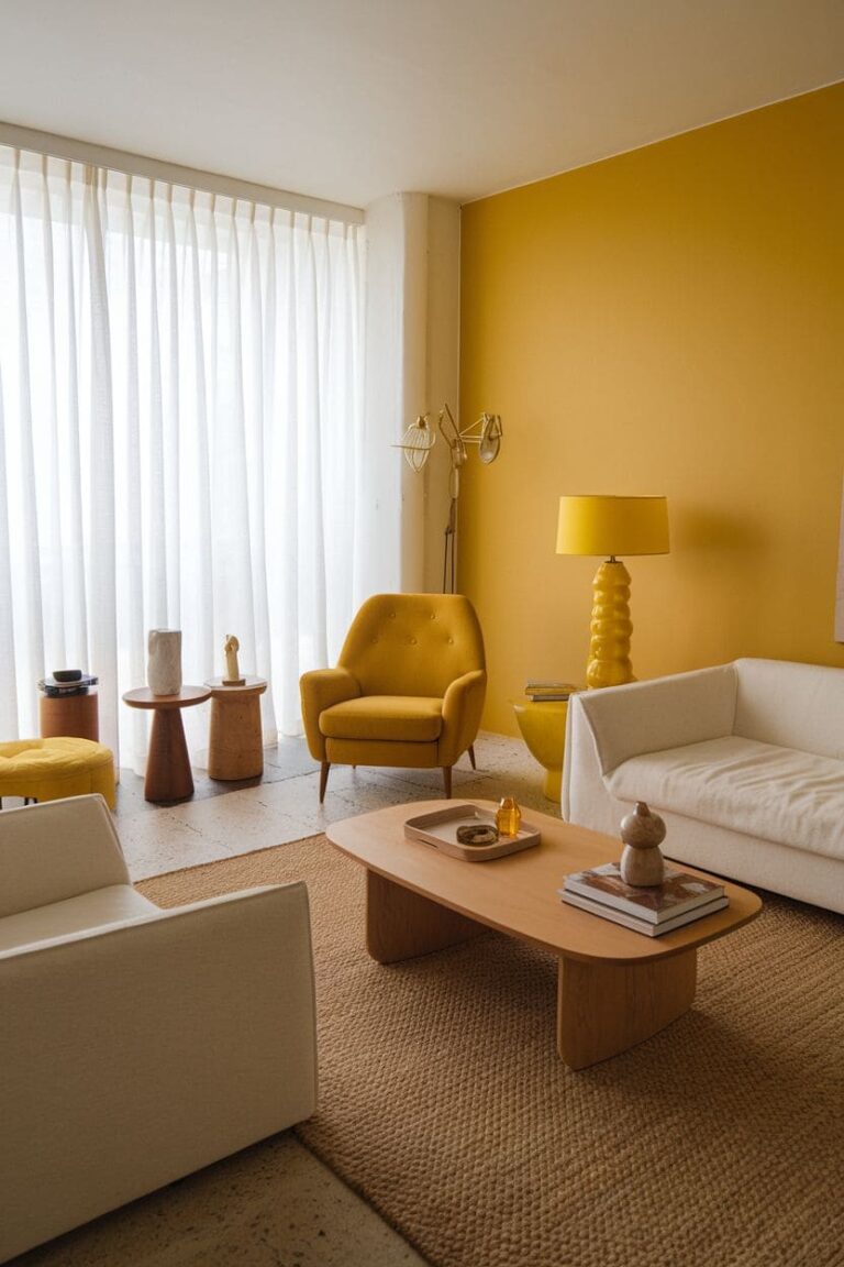 60+ Trendy Yellow Living Room Decor Ideas That Exude Personality (2025)