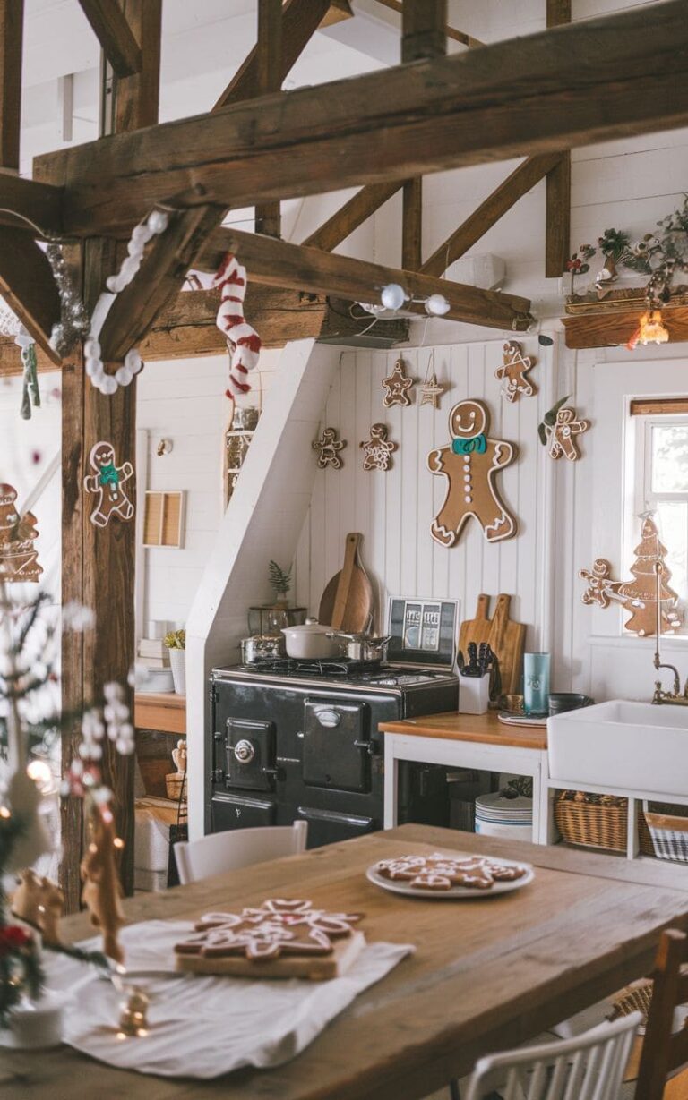 40+ Stunning Gingerbread Kitchen Decor Ideas That Scream Christmas (2025)