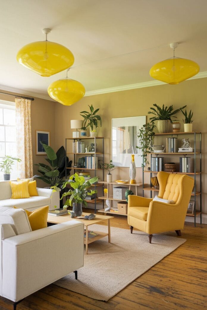 60+ Trendy Yellow Living Room Decor Ideas That Exude Personality (2025)