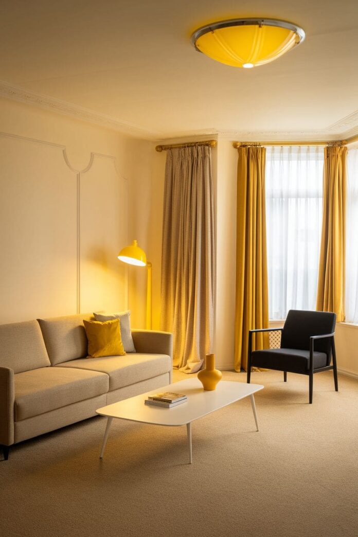 60+ Trendy Yellow Living Room Decor Ideas That Exude Personality (2025)