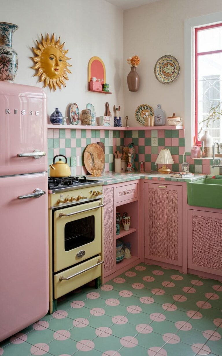50+ Playful Kitschy Kitchen Ideas That Bring Fun to Cooking (2025)