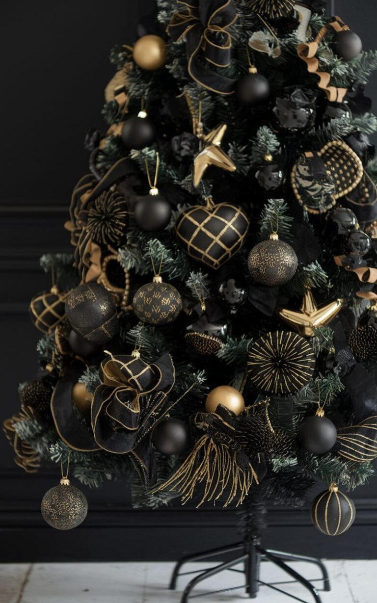 40+ Elegant Black Christmas Tree Ideas You’ll Love This Holiday (2025)
