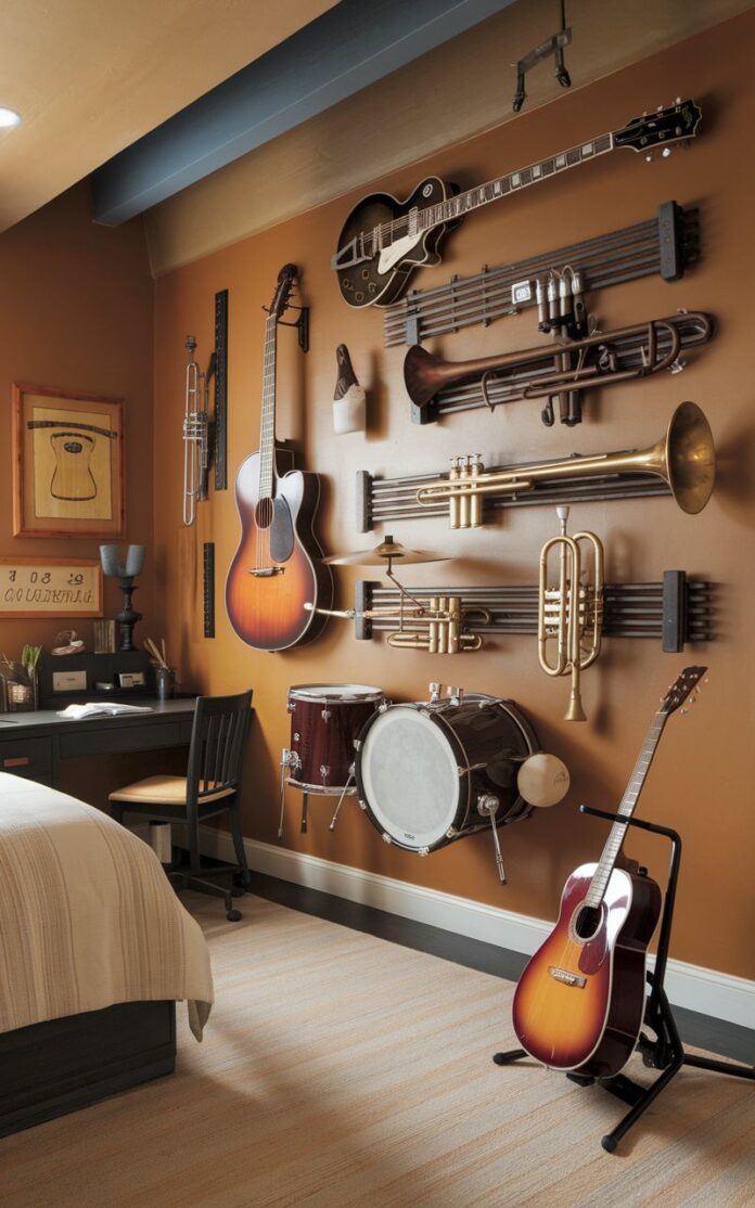 40+ Brilliant Music Themed Bedroom Ideas to Transform Your Space into a ...