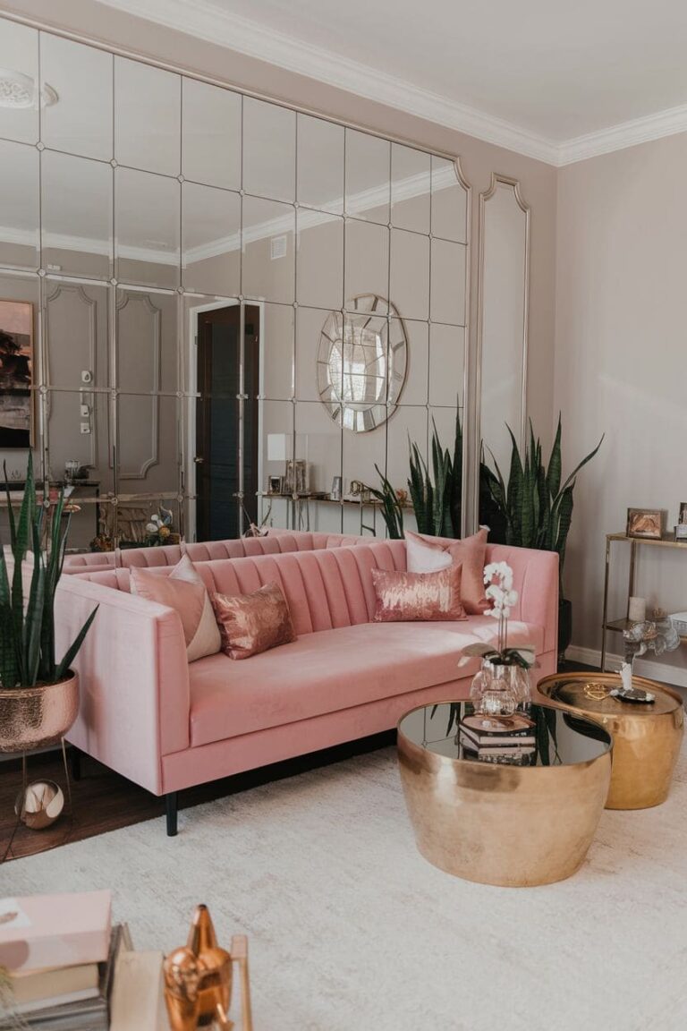 60+ Chic Pink Couch Living Room Ideas for a Stylish Makeover (2025)