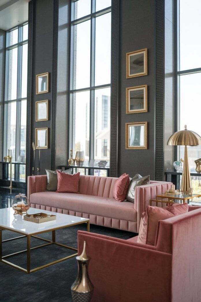 60+ Chic Pink Couch Living Room Ideas for a Stylish Makeover (2026)