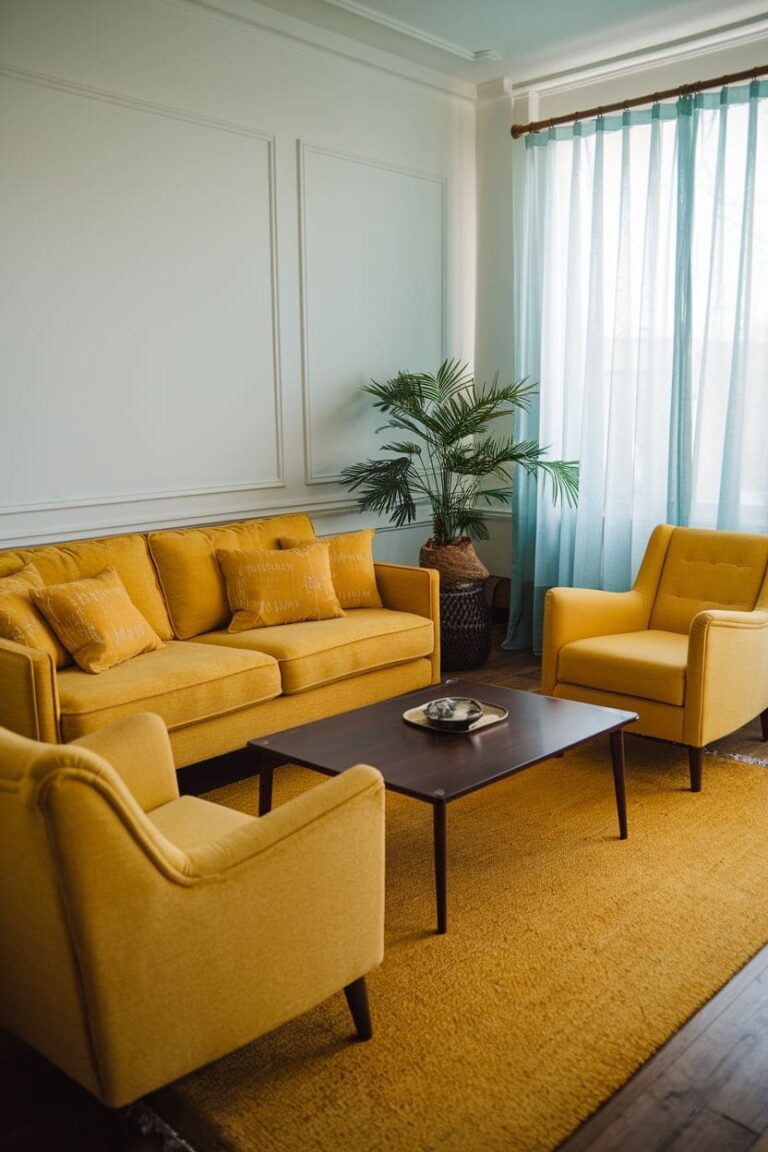 60+ Trendy Yellow Living Room Decor Ideas That Exude Personality (2025)