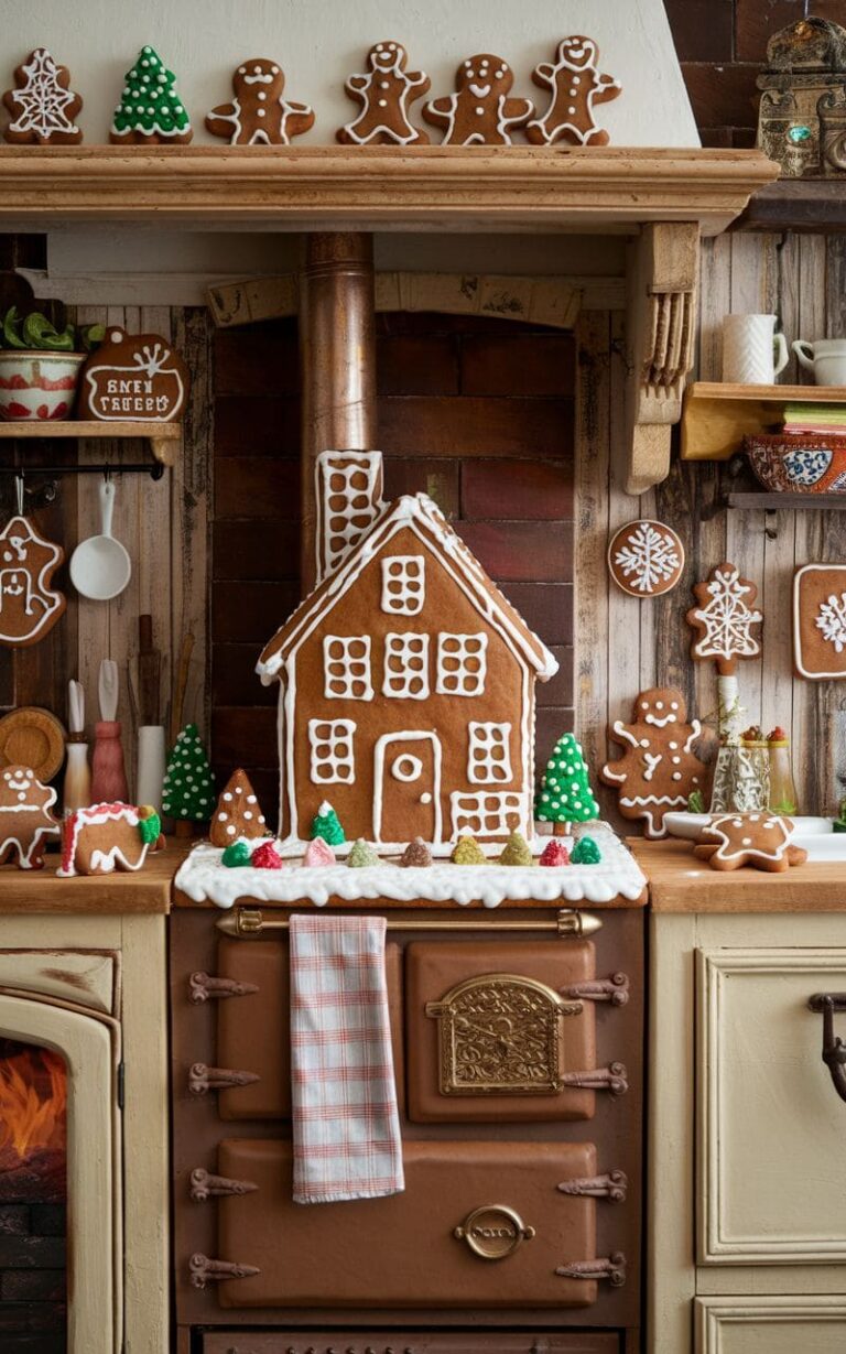 40+ Stunning Gingerbread Kitchen Decor Ideas That Scream Christmas (2025)