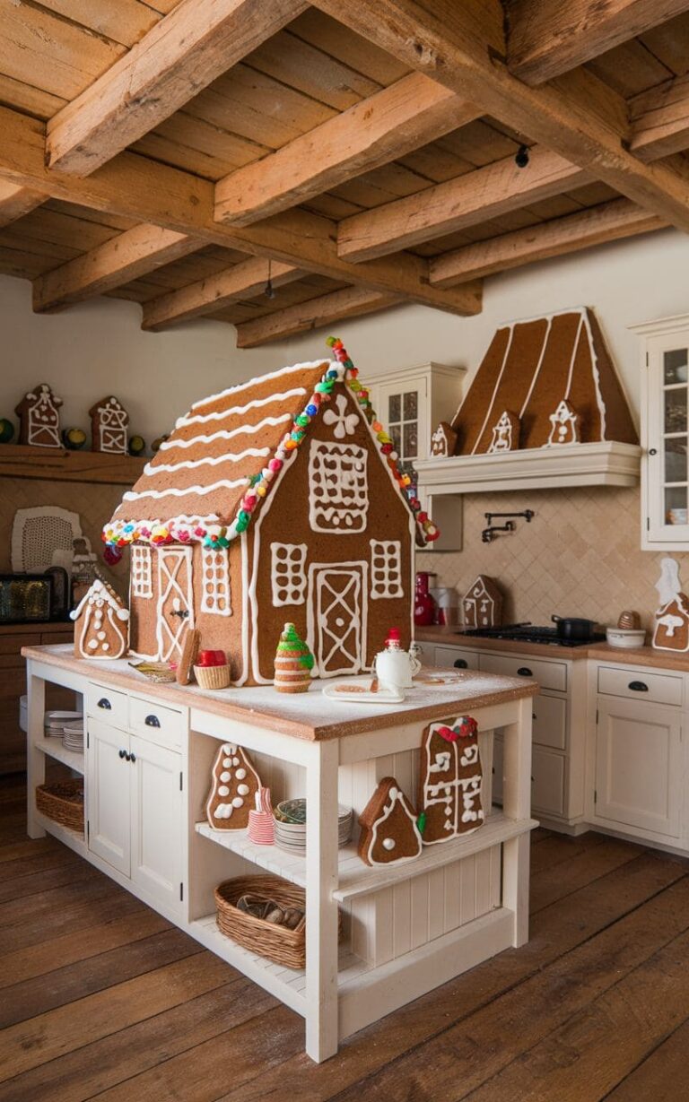 40+ Stunning Gingerbread Kitchen Decor Ideas That Scream Christmas (2025)
