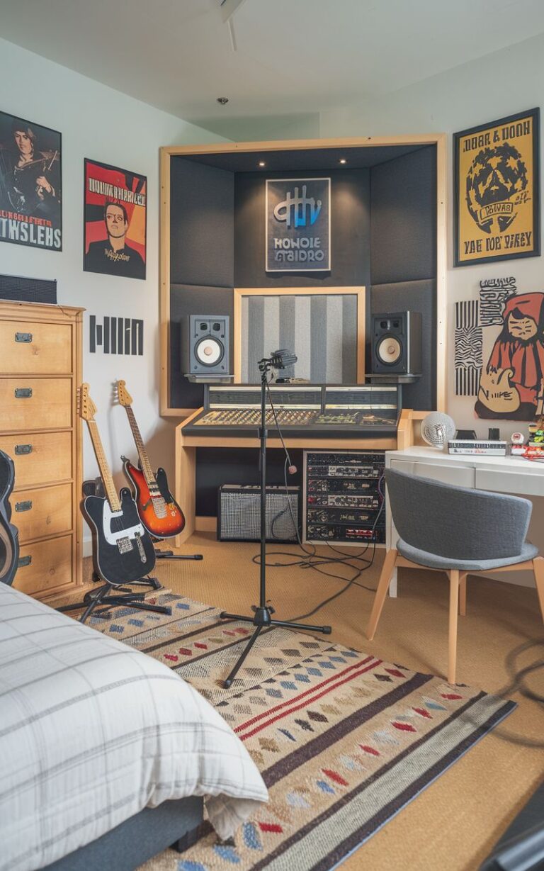 40+ Brilliant Music Themed Bedroom Ideas to Transform Your Space into a ...
