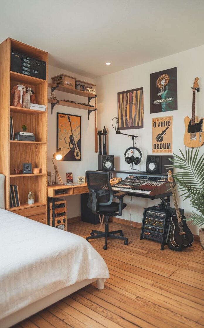 40+ Brilliant Music Themed Bedroom Ideas to Transform Your Space into a ...