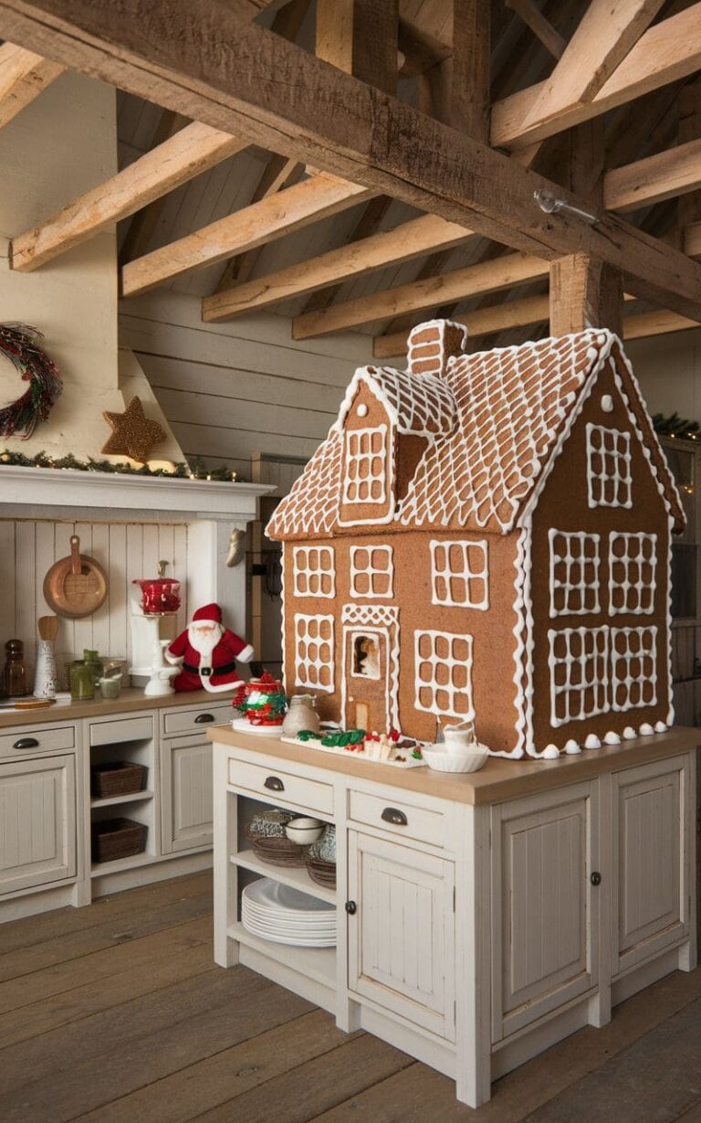 40+ Stunning Gingerbread Kitchen Decor Ideas That Scream Christmas (2025)