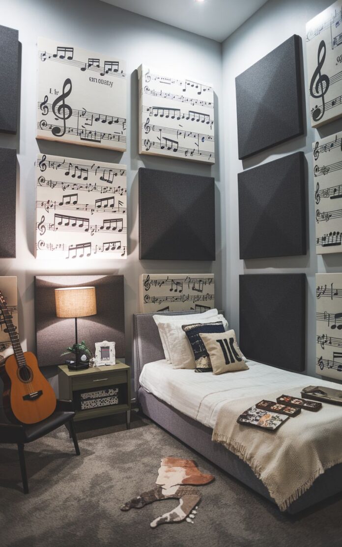 40+ Brilliant Music Themed Bedroom Ideas to Transform Your Space into a ...