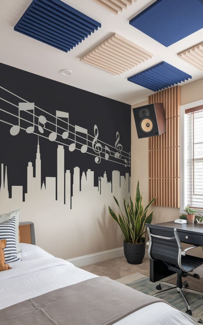 40+ Brilliant Music Themed Bedroom Ideas to Transform Your Space into a ...
