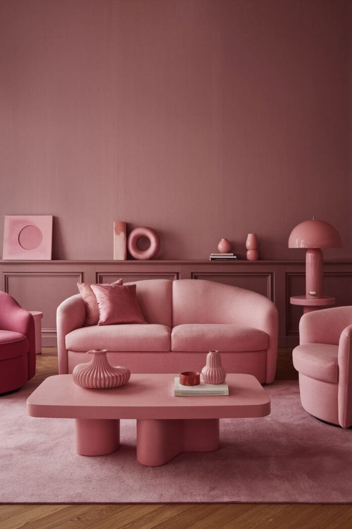 60+ Chic Pink Couch Living Room Ideas for a Stylish Makeover (2026)