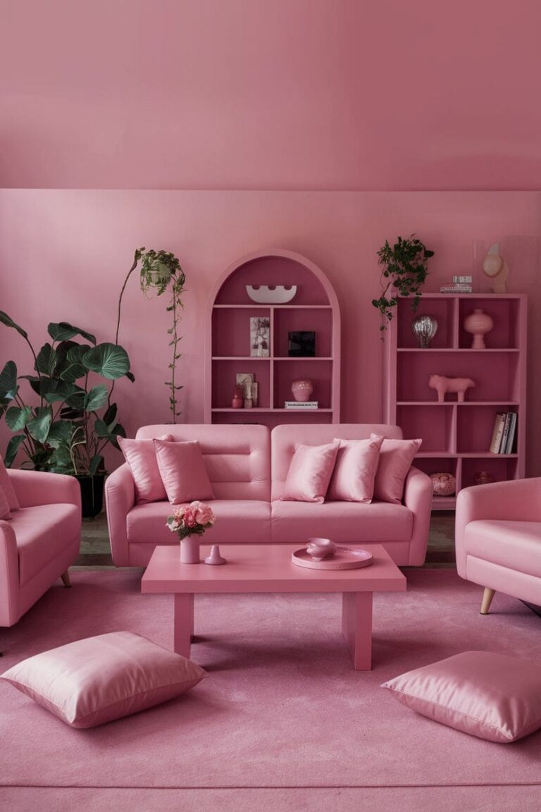 60+ Chic Pink Couch Living Room Ideas for a Stylish Makeover (2025)