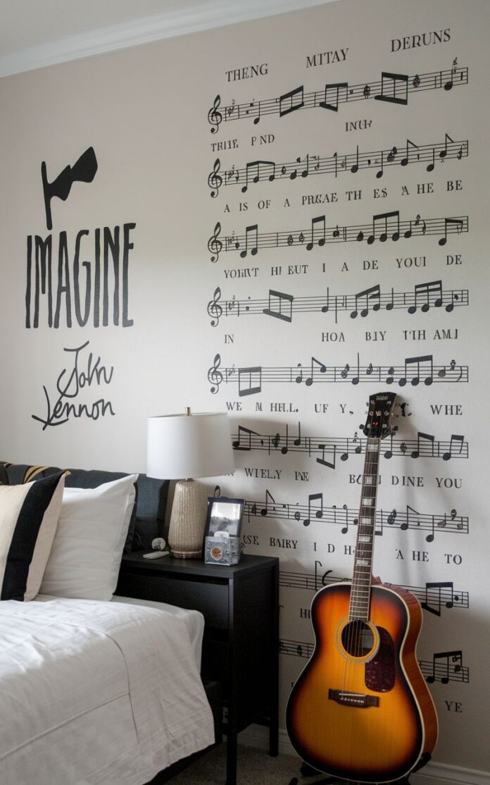 40+ Brilliant Music Themed Bedroom Ideas to Transform Your Space into a ...