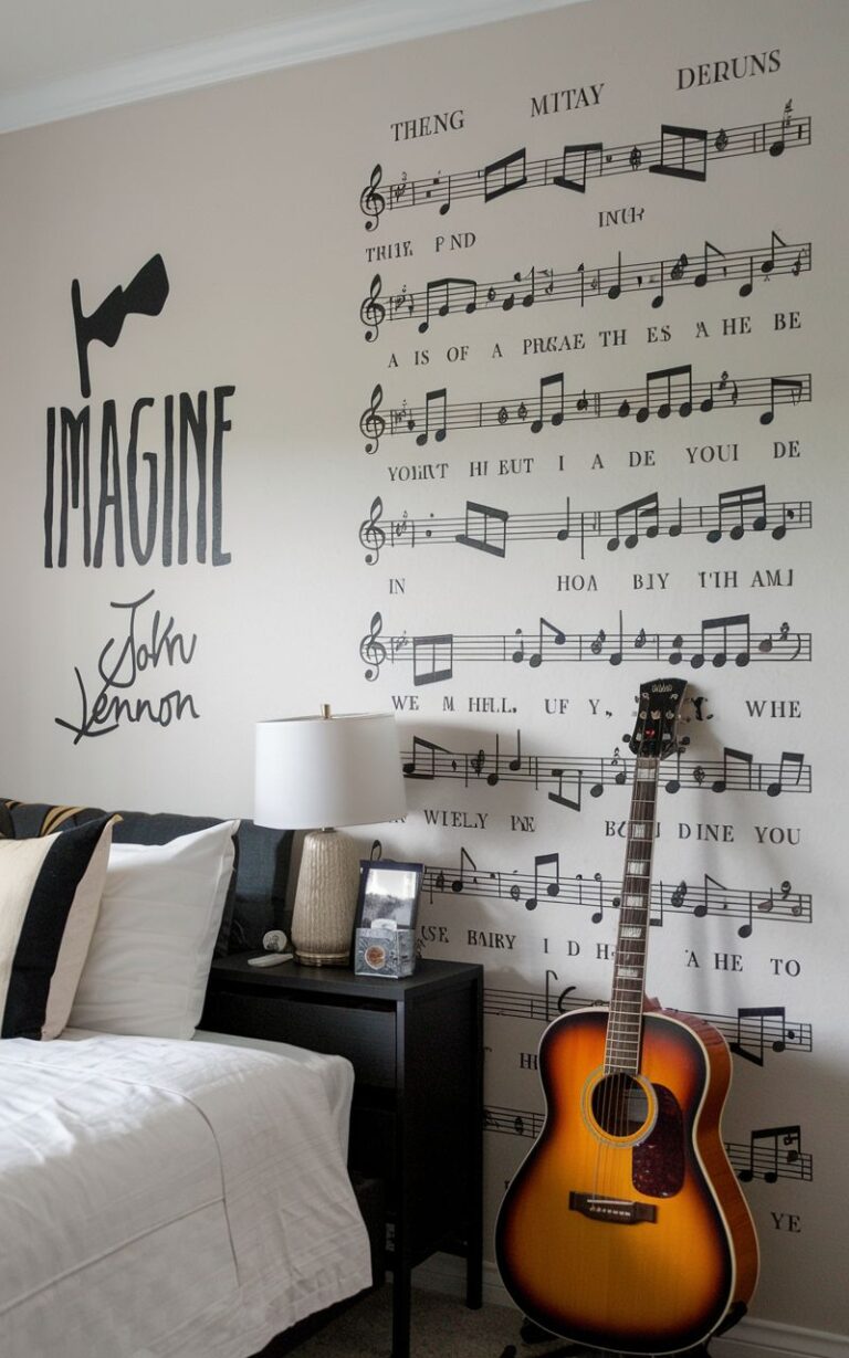 40+ Brilliant Music Themed Bedroom Ideas to Transform Your Space into a ...