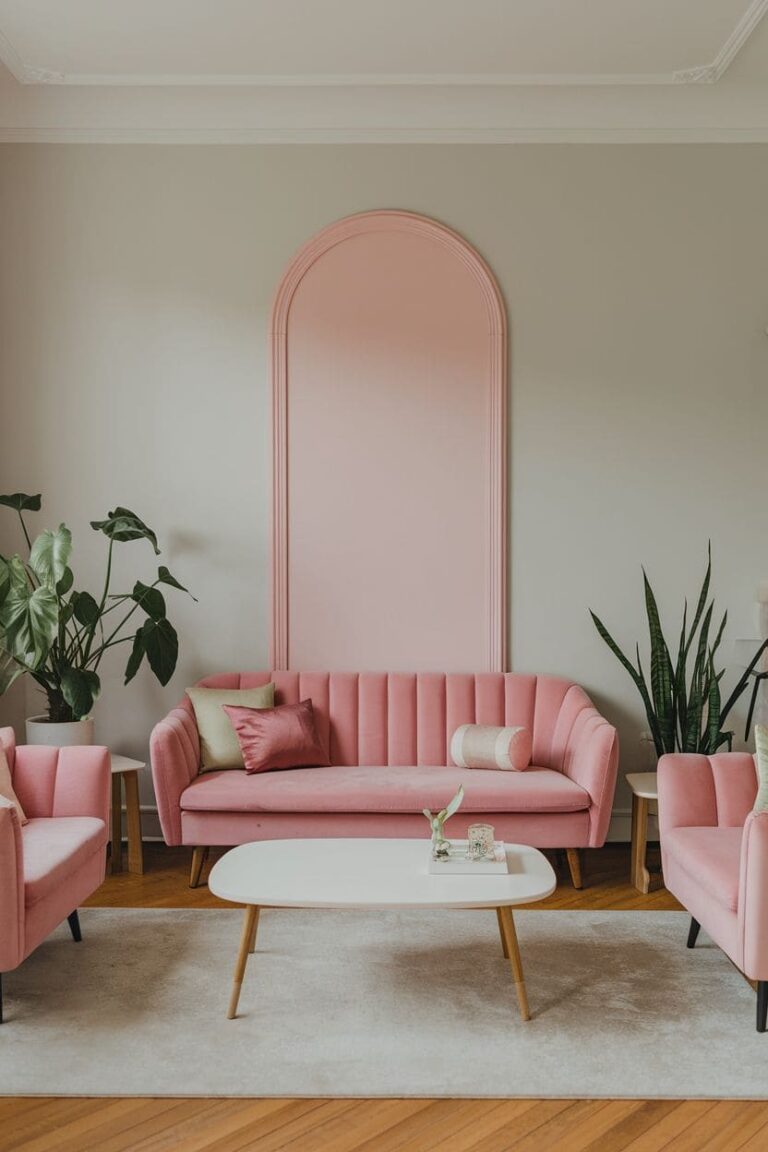 60+ Chic Pink Couch Living Room Ideas for a Stylish Makeover (2025)