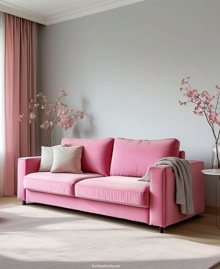 60+ Chic Pink Couch Living Room Ideas for a Stylish Makeover (2026)