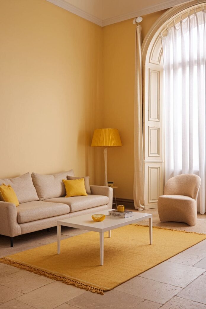 60+ Trendy Yellow Living Room Decor Ideas That Exude Personality (2025)