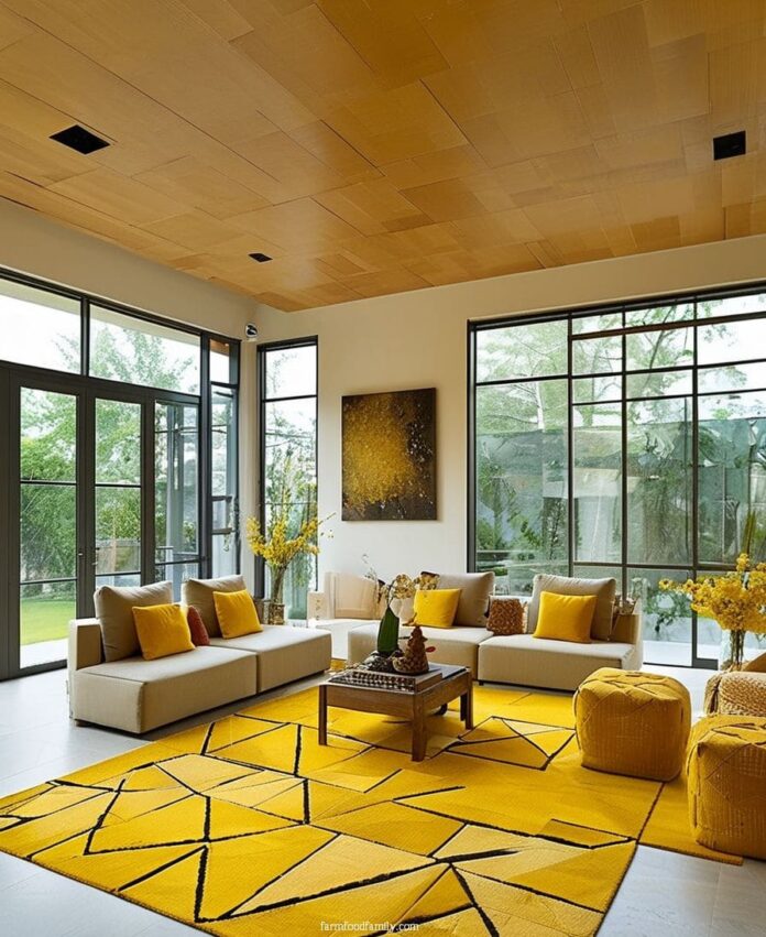 60+ Trendy Yellow Living Room Decor Ideas That Exude Personality (2026)