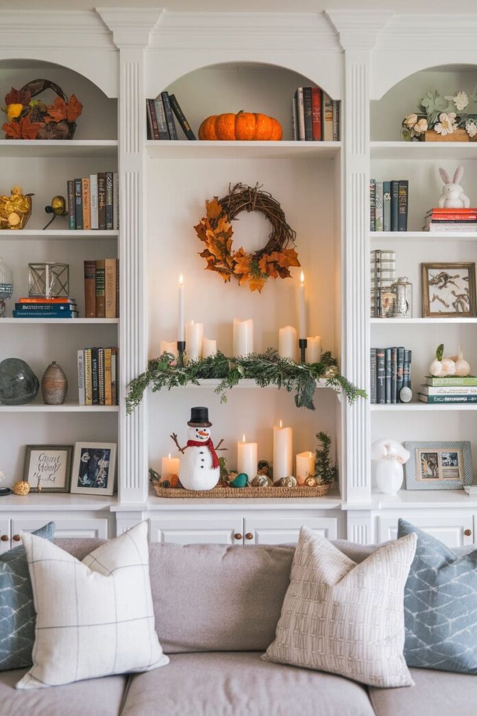 80+ Practical Built-In Shelves That Instantly Upgrade Your Living Room ...