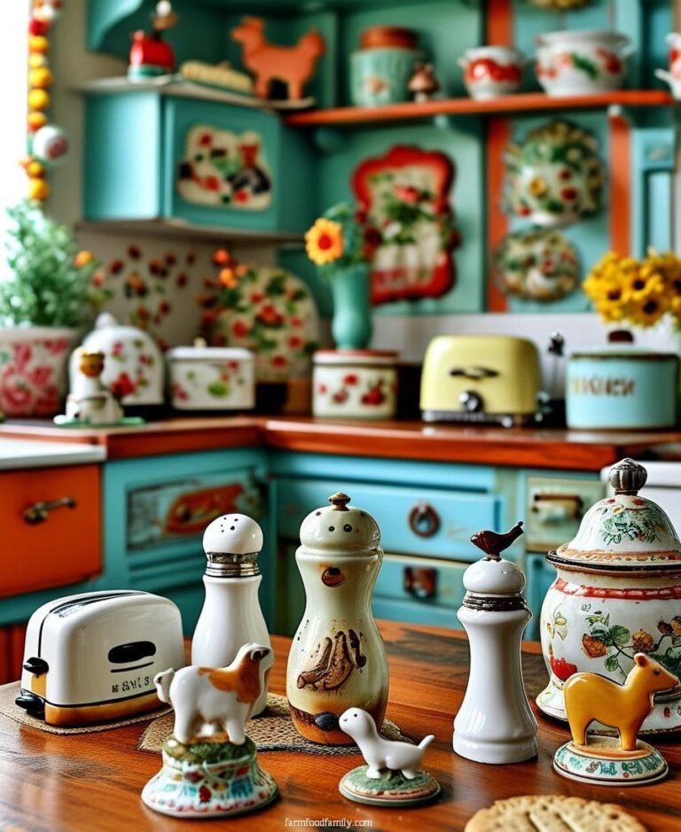 50+ Playful Kitschy Kitchen Ideas That Bring Fun to Cooking (2025)