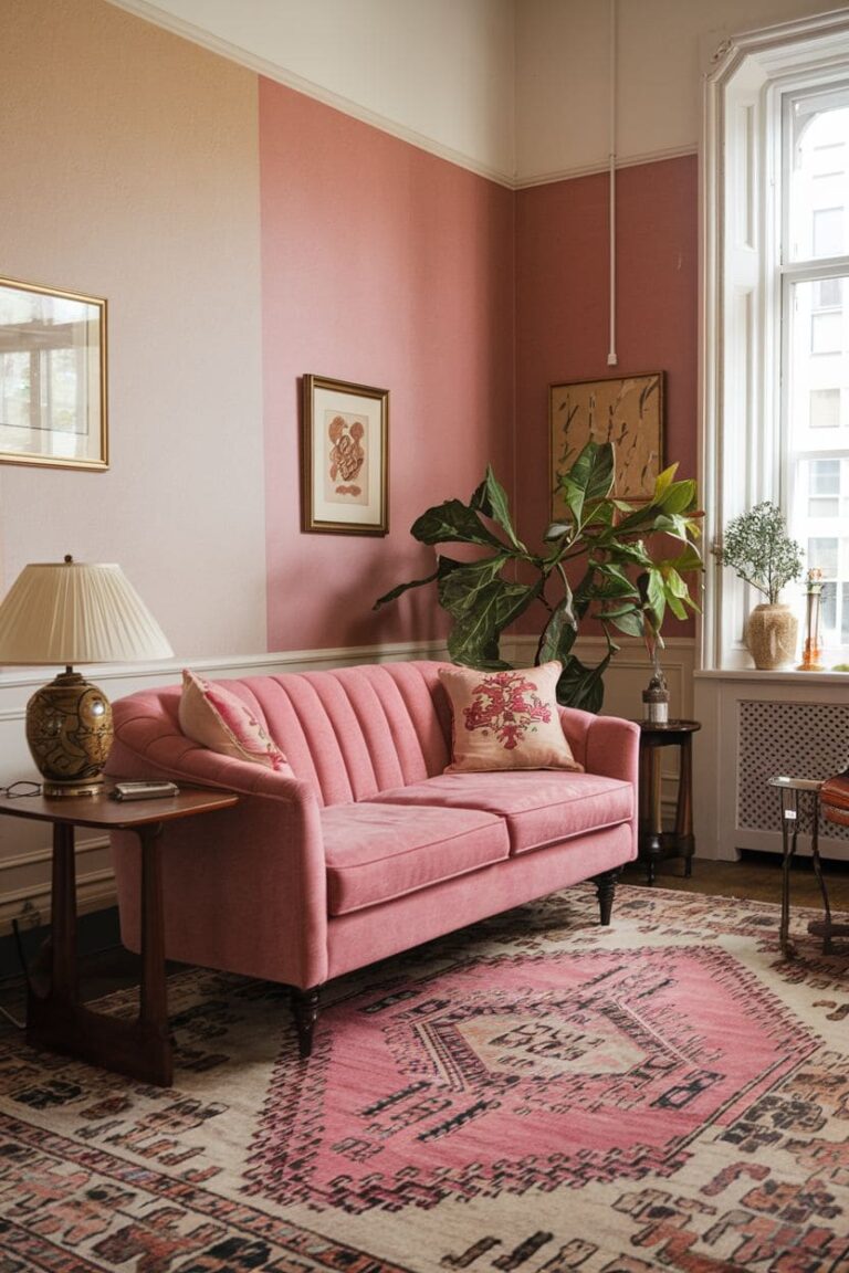 60+ Chic Pink Couch Living Room Ideas for a Stylish Makeover (2025)