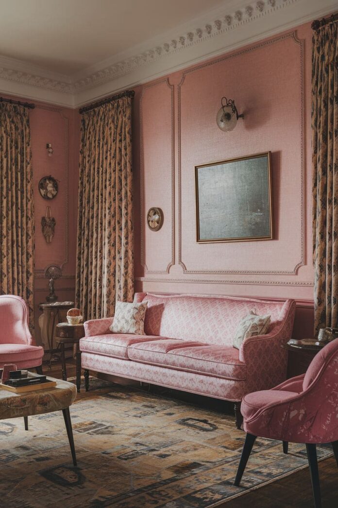 60+ Chic Pink Couch Living Room Ideas for a Stylish Makeover (2025)