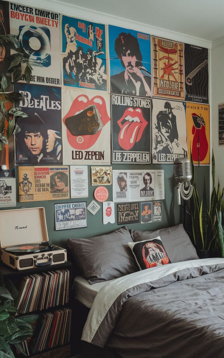 40+ Brilliant Music Themed Bedroom Ideas to Transform Your Space into a ...