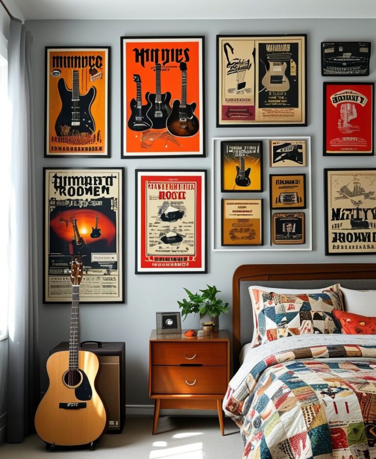 40+ Brilliant Music Themed Bedroom Ideas to Transform Your Space into a ...