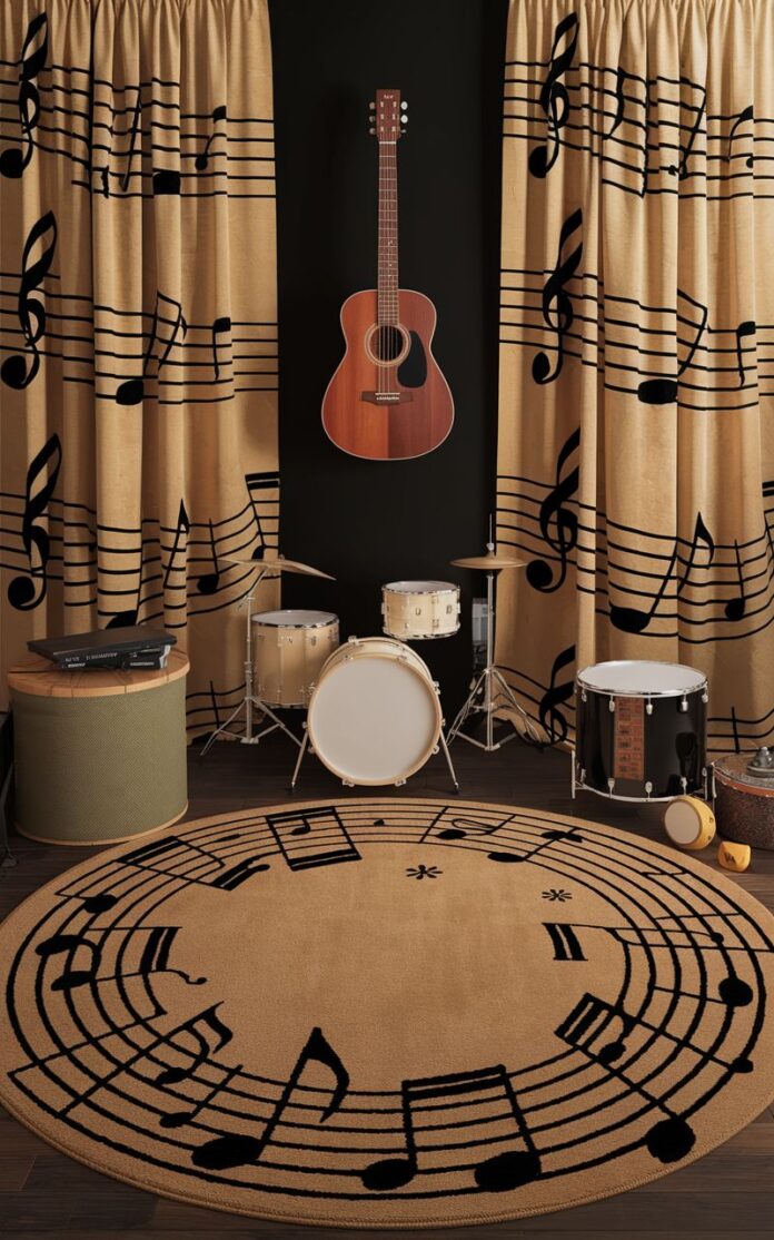 40+ Brilliant Music Themed Bedroom Ideas to Transform Your Space into a ...