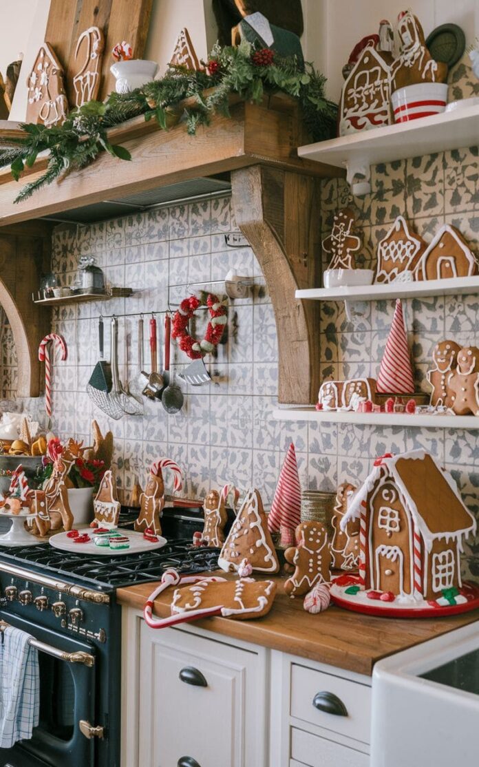 40+ Stunning Gingerbread Kitchen Decor Ideas That Scream Christmas (2025)