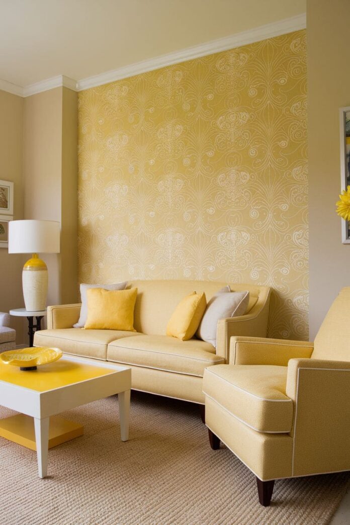 60+ Trendy Yellow Living Room Decor Ideas That Exude Personality (2026)
