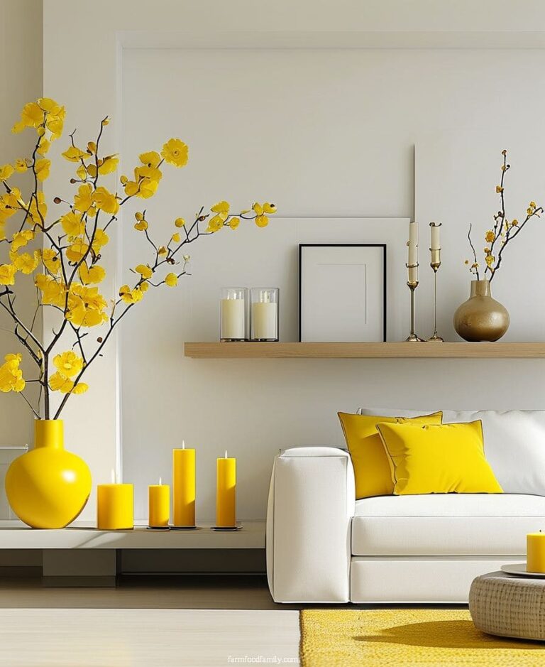 60+ Trendy Yellow Living Room Decor Ideas That Exude Personality (2025)