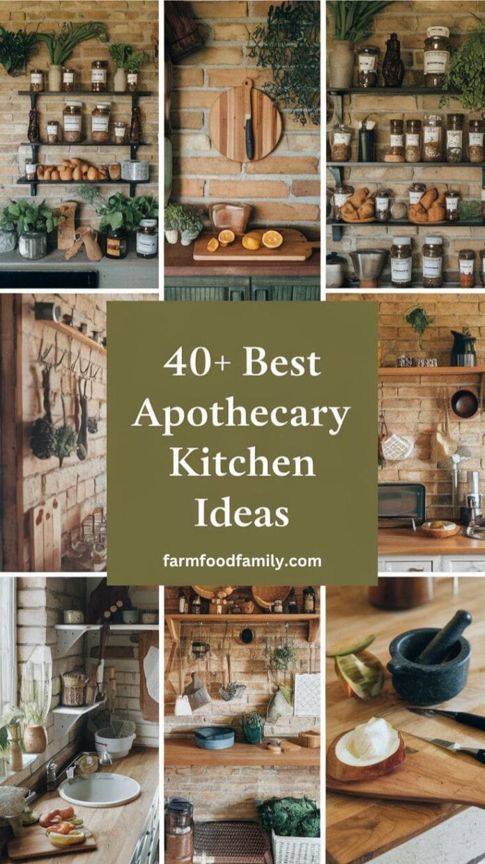 40+ Unique Apothecary Kitchen Ideas to Inspire Your Next Remodel (2025)