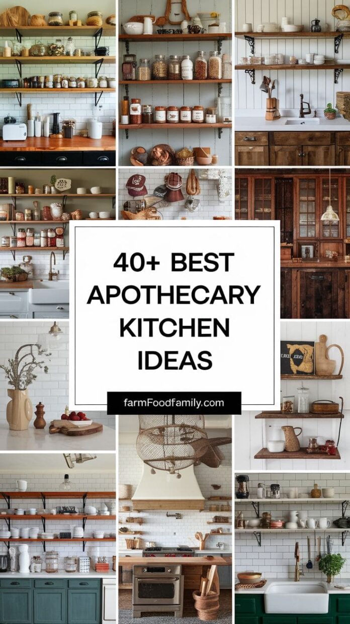 40+ Unique Apothecary Kitchen Ideas to Inspire Your Next Remodel (2025)