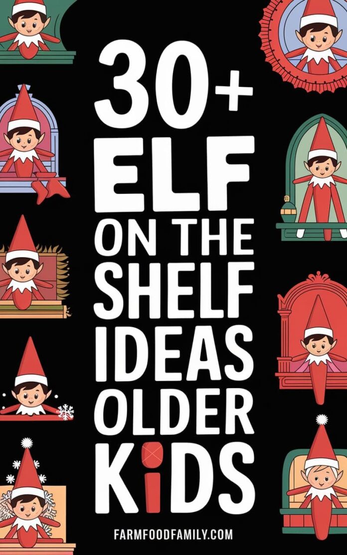 30+ Smart and Quirky Elf on the Shelf Ideas for Older Kids to Try This ...
