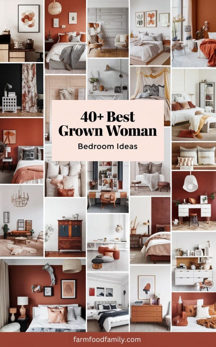 40+ Elegant Grown Woman Bedroom Ideas You’ll Absolutely Love (2026)