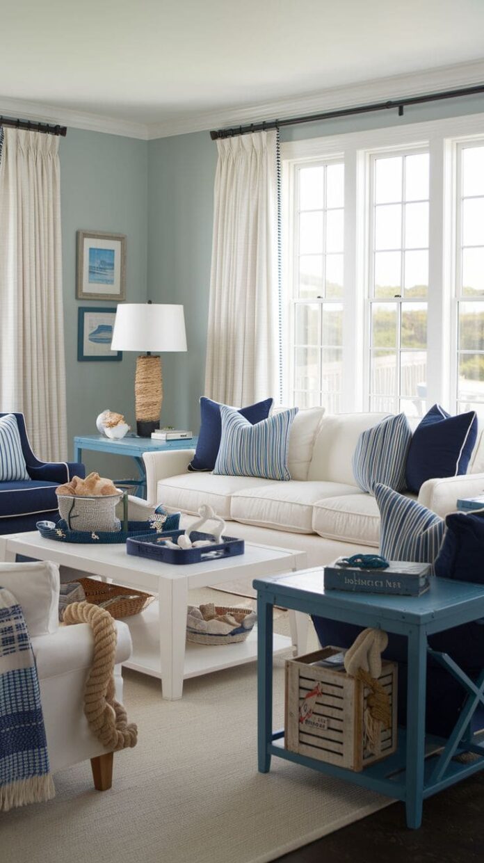 60+ Refreshing Cape Cod Living Room Decor Ideas for a Seaside Vibe (2026)