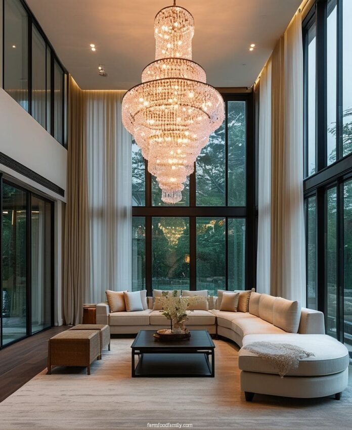 80+ Timeless Living Room Chandelier Ideas That Never Go Out of Style (2025)