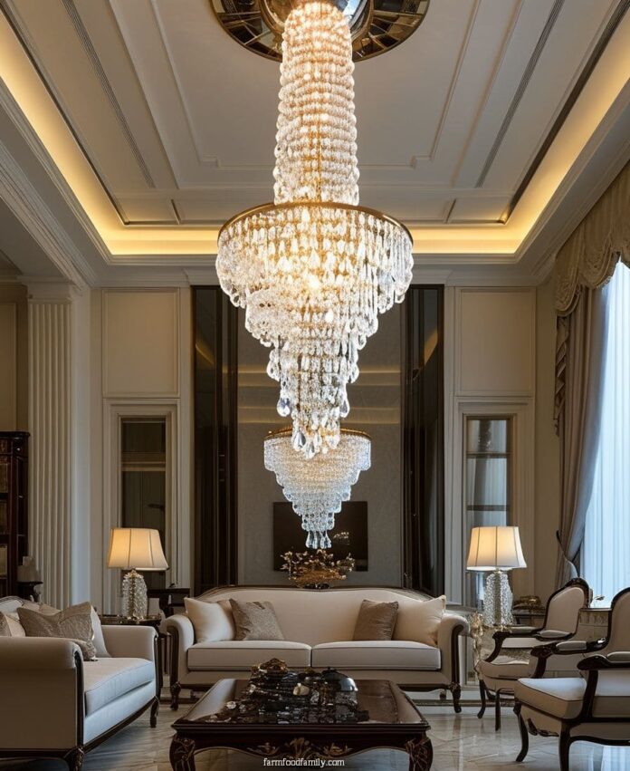 80+ Timeless Living Room Chandelier Ideas That Never Go Out of Style (2025)