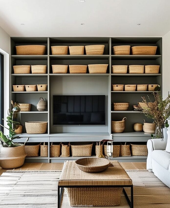 100+ Genius Living Room Storage Ideas to Maximize Space (2025)