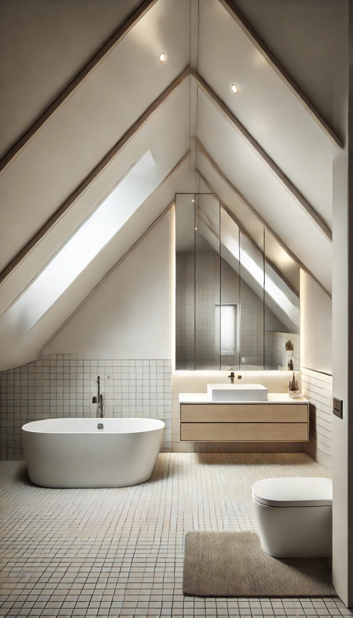 40+ Clever Sloped Ceiling Bathroom Designs to Maximize Space (2026)