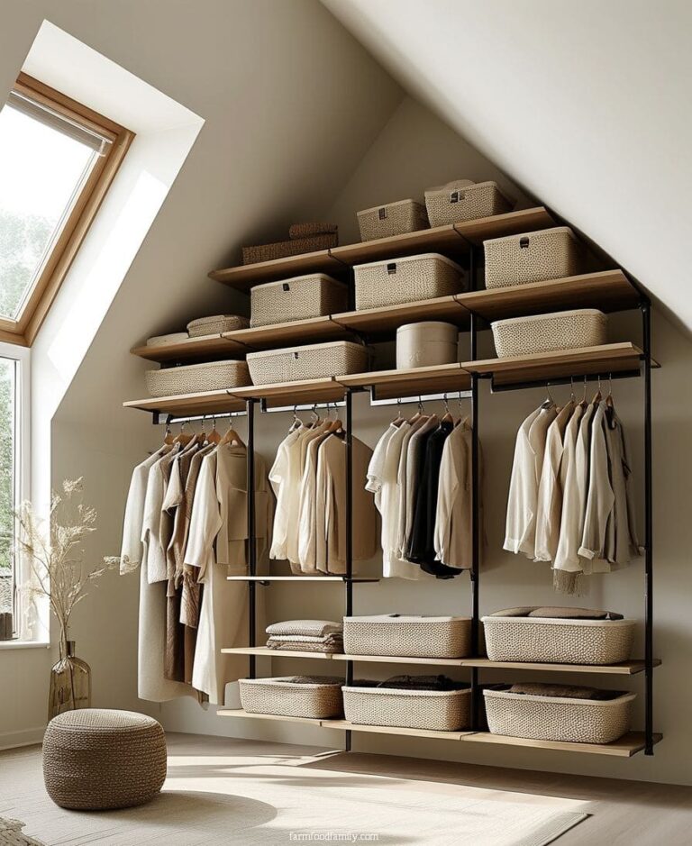 40+ Unique Sloped Ceiling Wardrobe Ideas to Organize Like a Pro (2025)