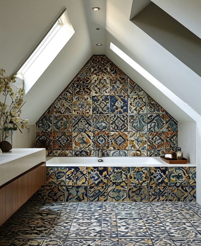 40+ Clever Sloped Ceiling Bathroom Designs to Maximize Space (2026)