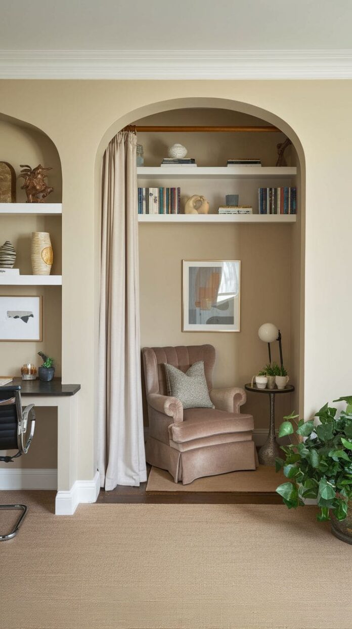 40+ Clever Living Room Alcove Ideas for Small Spaces (2025)